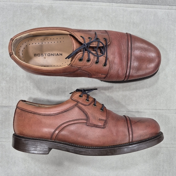 Bostonian | Shoes | Bostonian Derby Shoes Mens 95 Wide Brown Leather ...